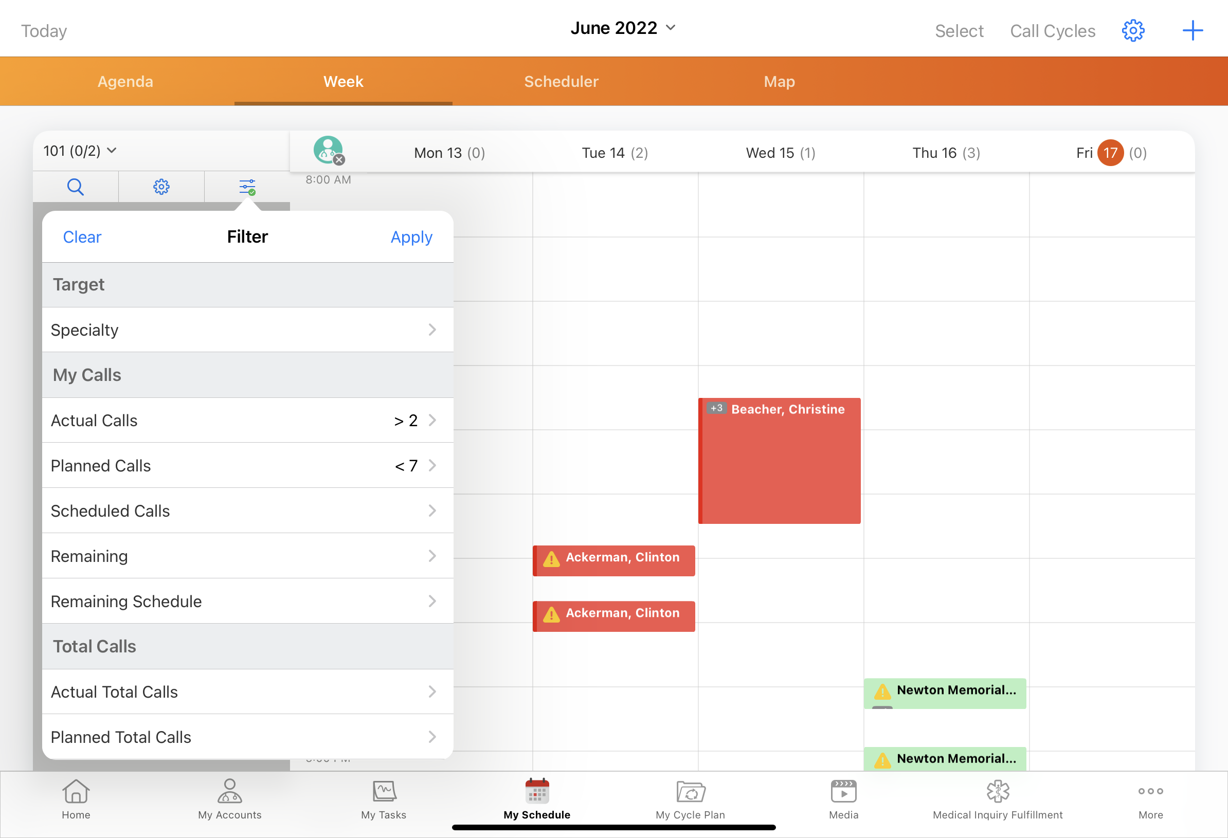 Using Classic Cycle Plans in My Schedule