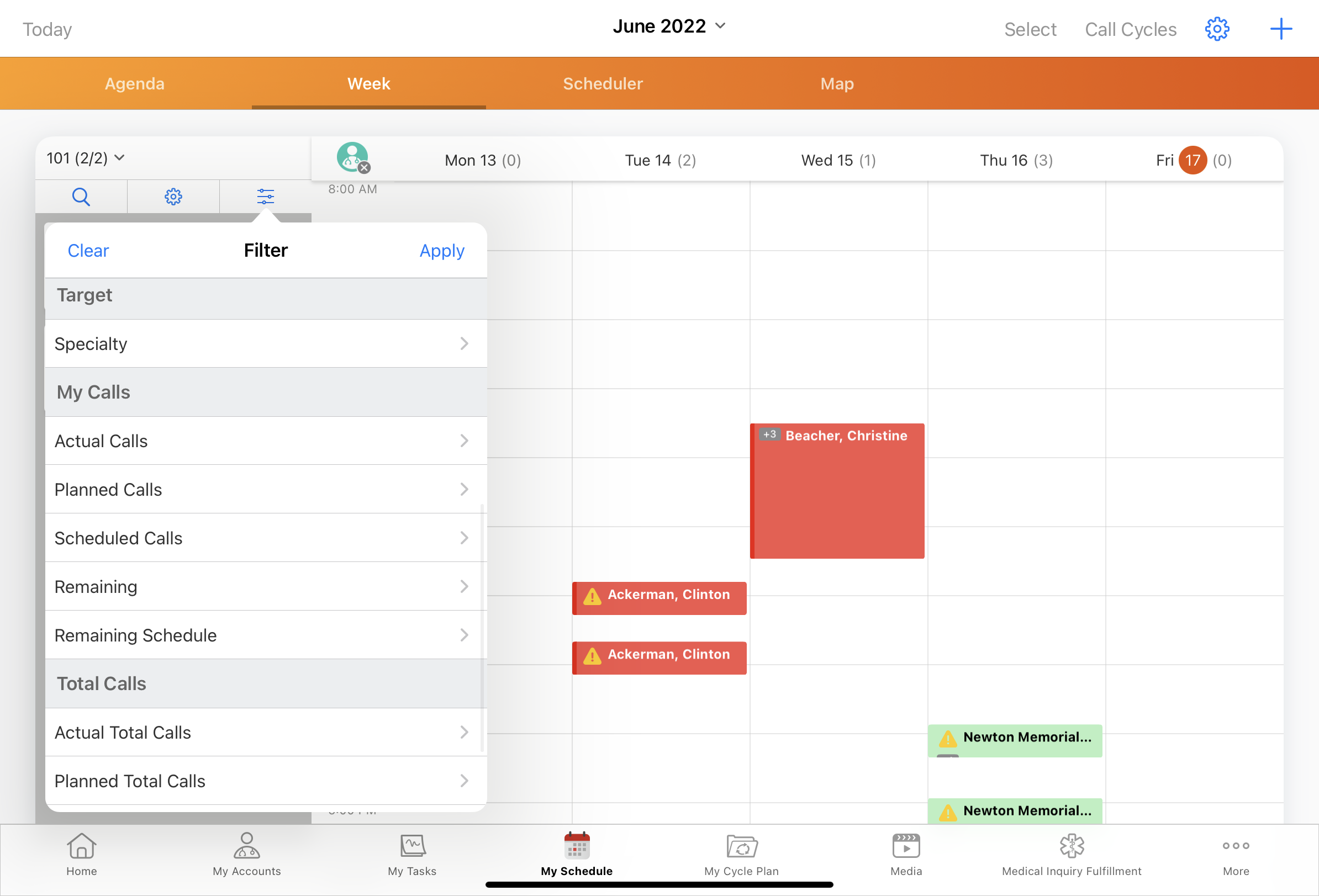 Using Classic Cycle Plans in My Schedule