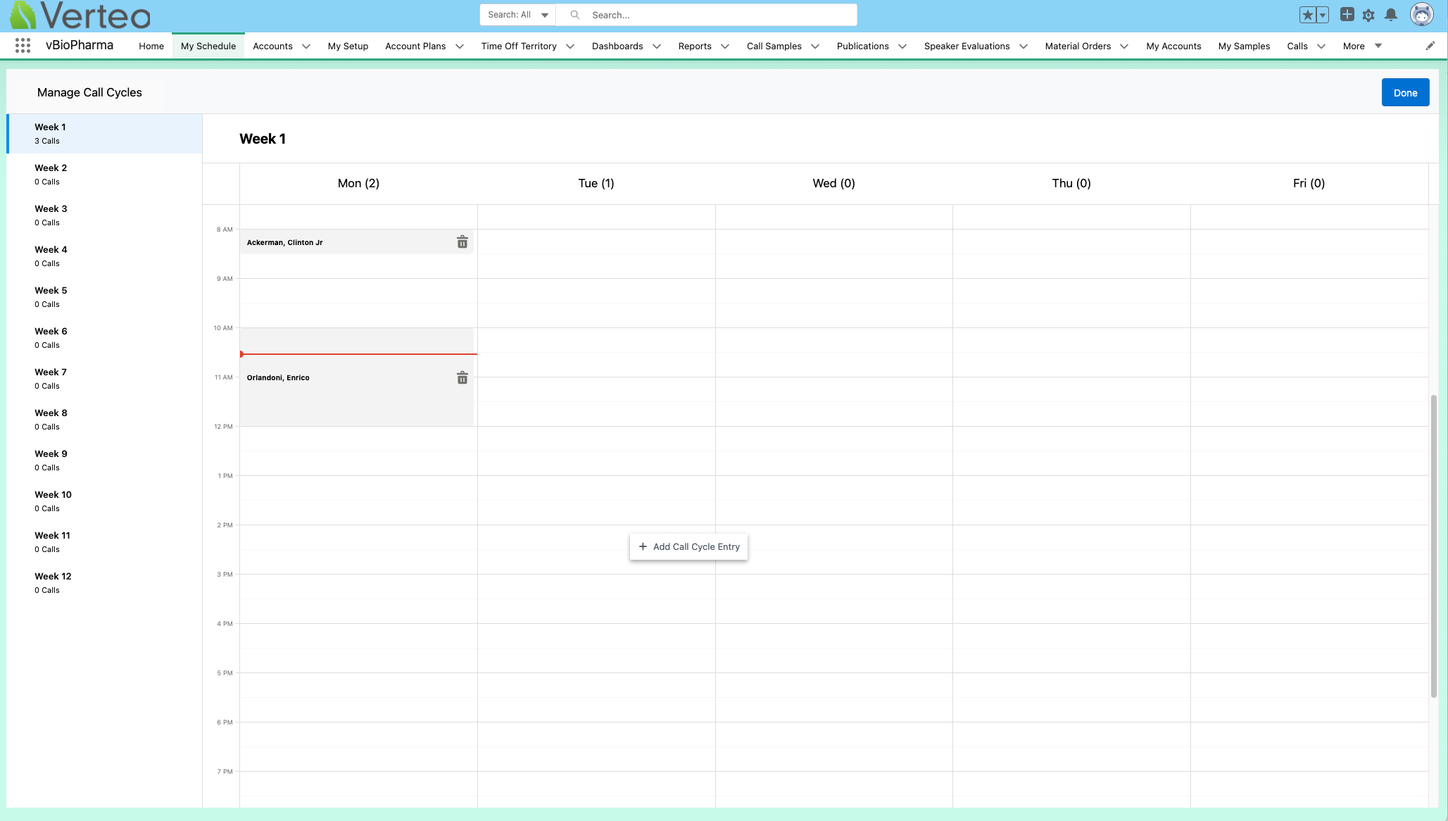 Managing Call Cycles